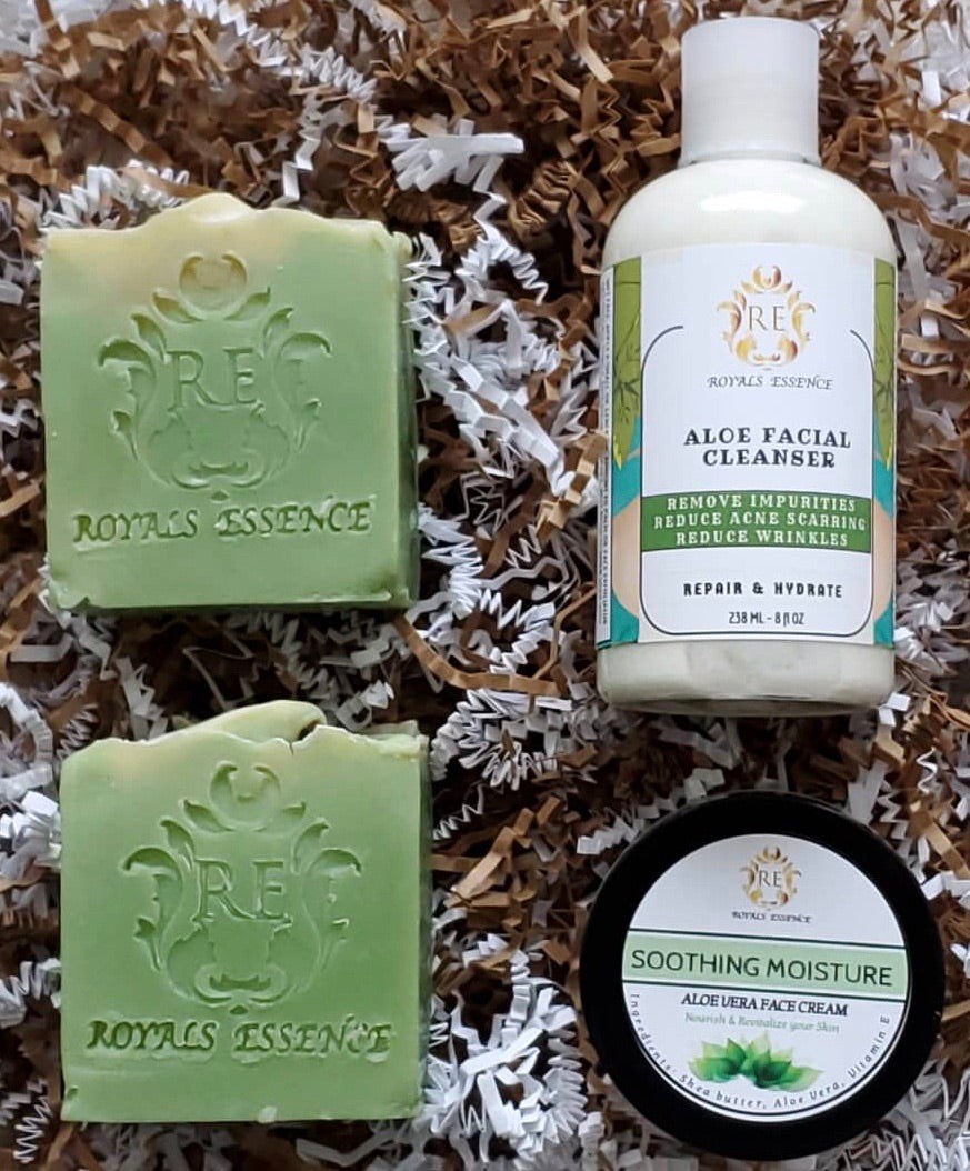 Shop Our Best Natural Aloe Vera Facial Kit – Royals Essence
