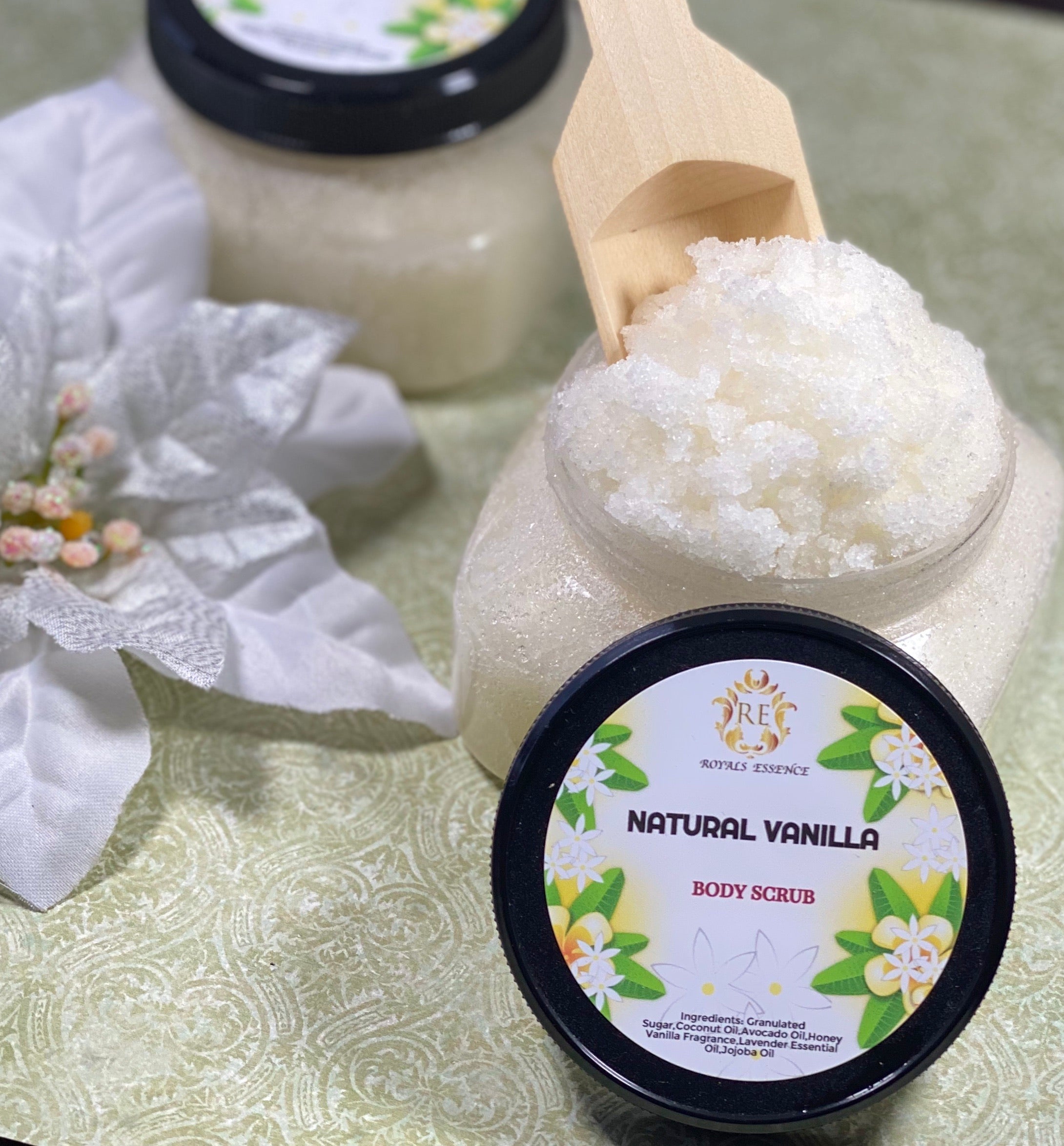 Shop Our Natural Vanilla Body Scrub Online – Royals Essence